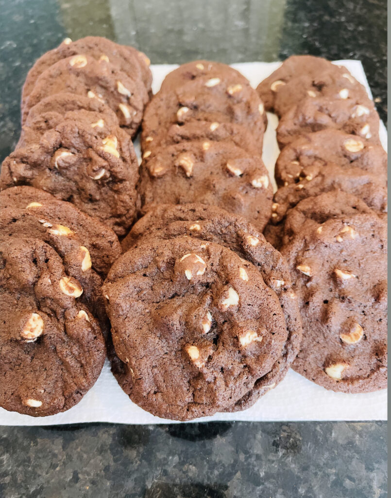 Chocolate White Chocolate Chunk Cookies | The House of O'Brien